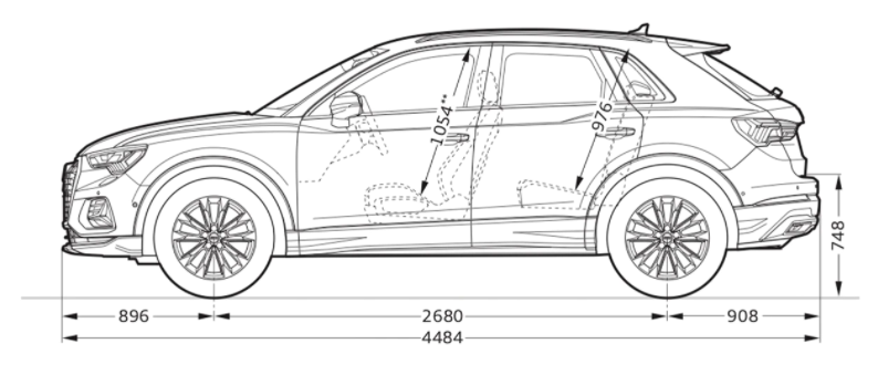 Dimensions Audi Q3 | Audi Martinique