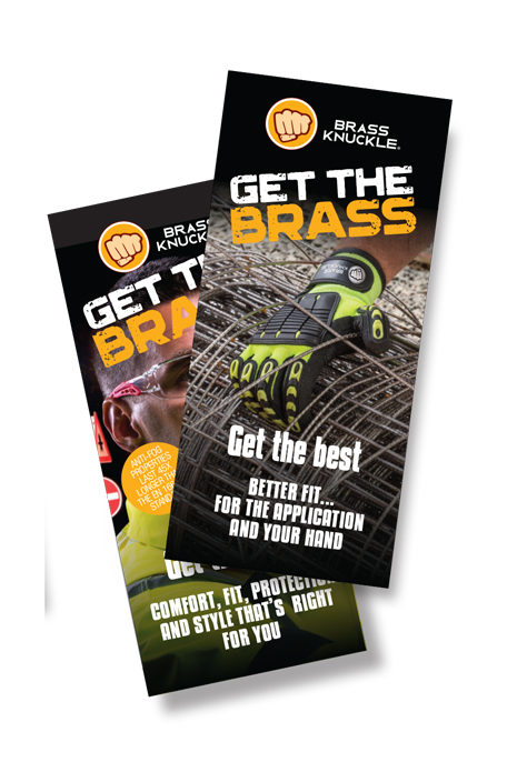 Brass Knuckle Protection Point Of Sale Material