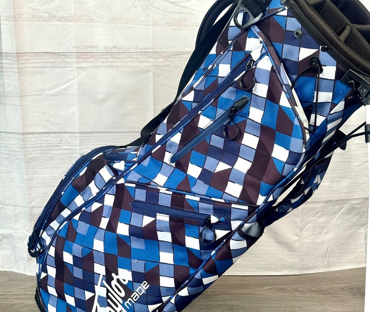 TaylorMade FlexTech Stand bag - Blue Squares - 5-Way Divider – Golfstix