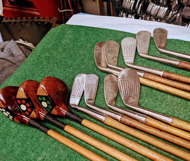 Macgregor Radite Hickory Iron Set & Klaymor Fancy Face Woods – Golfstix