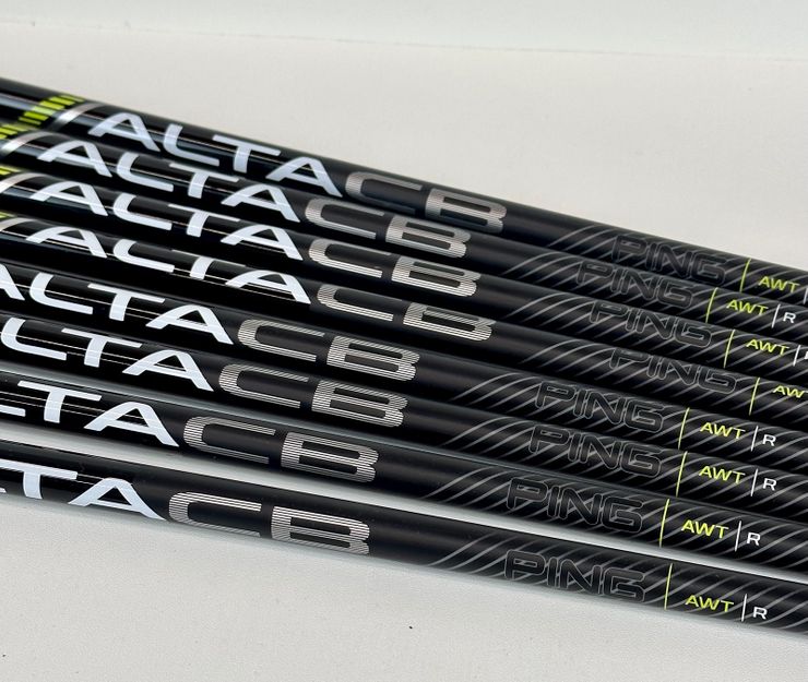 Ping Alta CB AWT R Flex Iron Shaft Pulls - 5-P + 2 Wedge - GP Grips ...