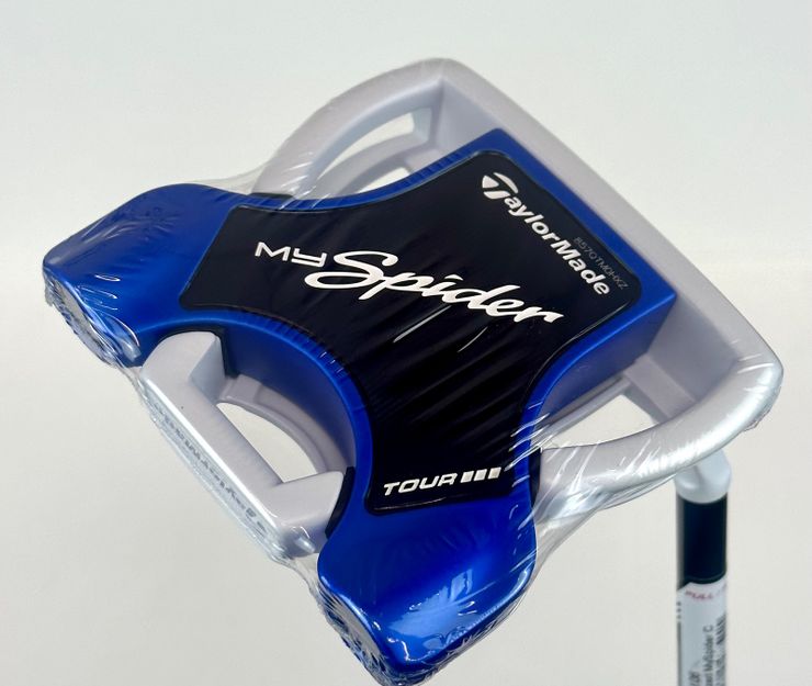 TaylorMade MySpider Tour Putter - Custom White/Blue - Short Slant - TM ...