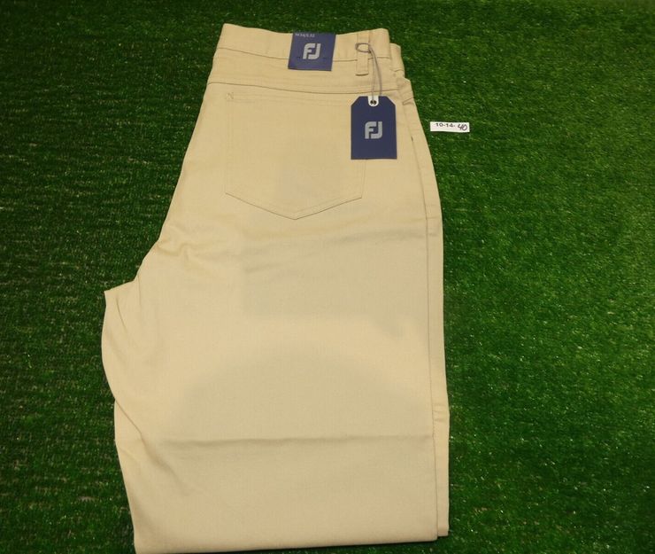FootJoy Mens 1857 Suede Cotton Twill 5-Pocket Golf Pants 34 x 32 Tan ...