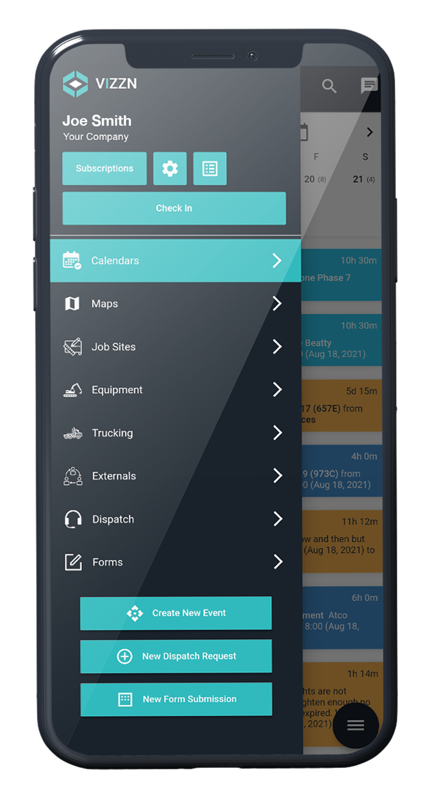 Dispatching Scheduling Software For Construction Companies Vizzn App